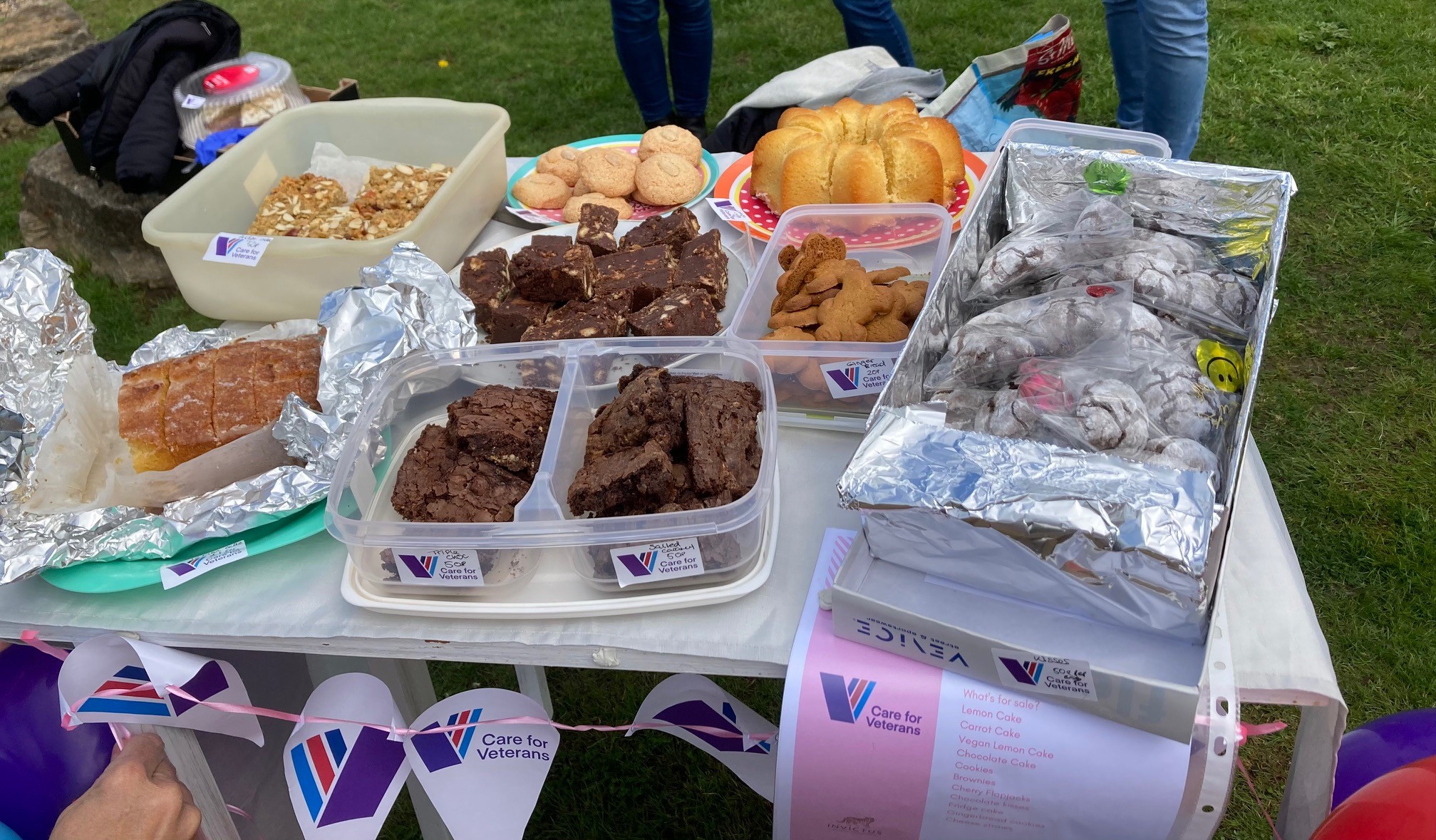 The BIG Plant and Bake Sale raises £4,000 for disabled veterans